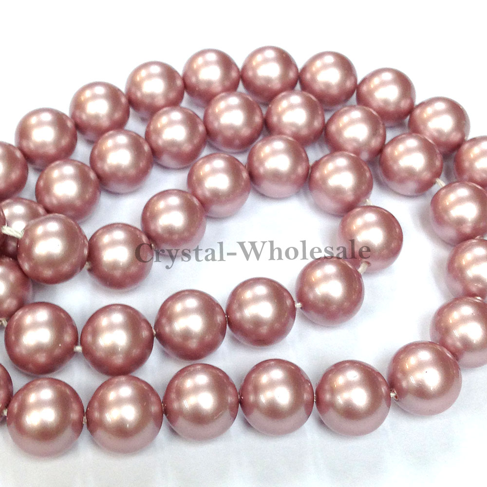 100 Swarovski 5810 Crystal Pearls Round Beads 4mm - 30 colors | eBay